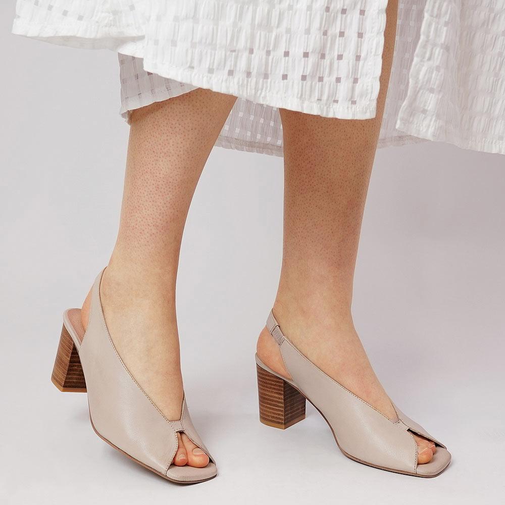 Pace Cafe Leather Heels by Django & Juliette – Shouz