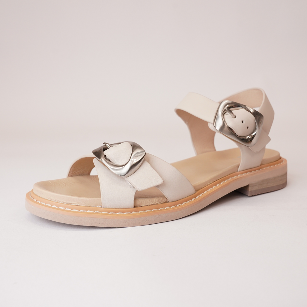 Ornice Birch Leather Sandals by EOS Footwear – Shouz