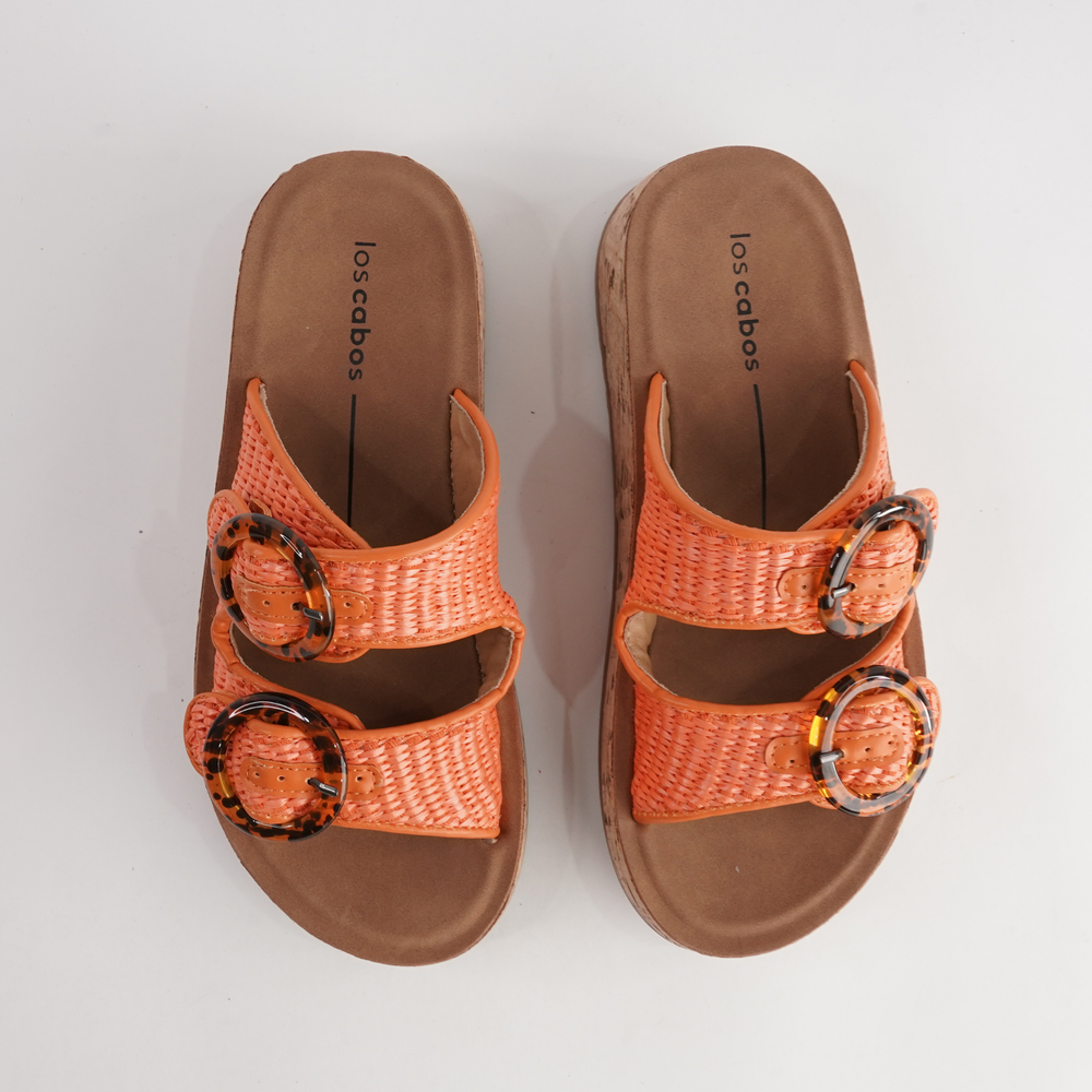 Ferro Orange Slides by Los Cabos – Shouz