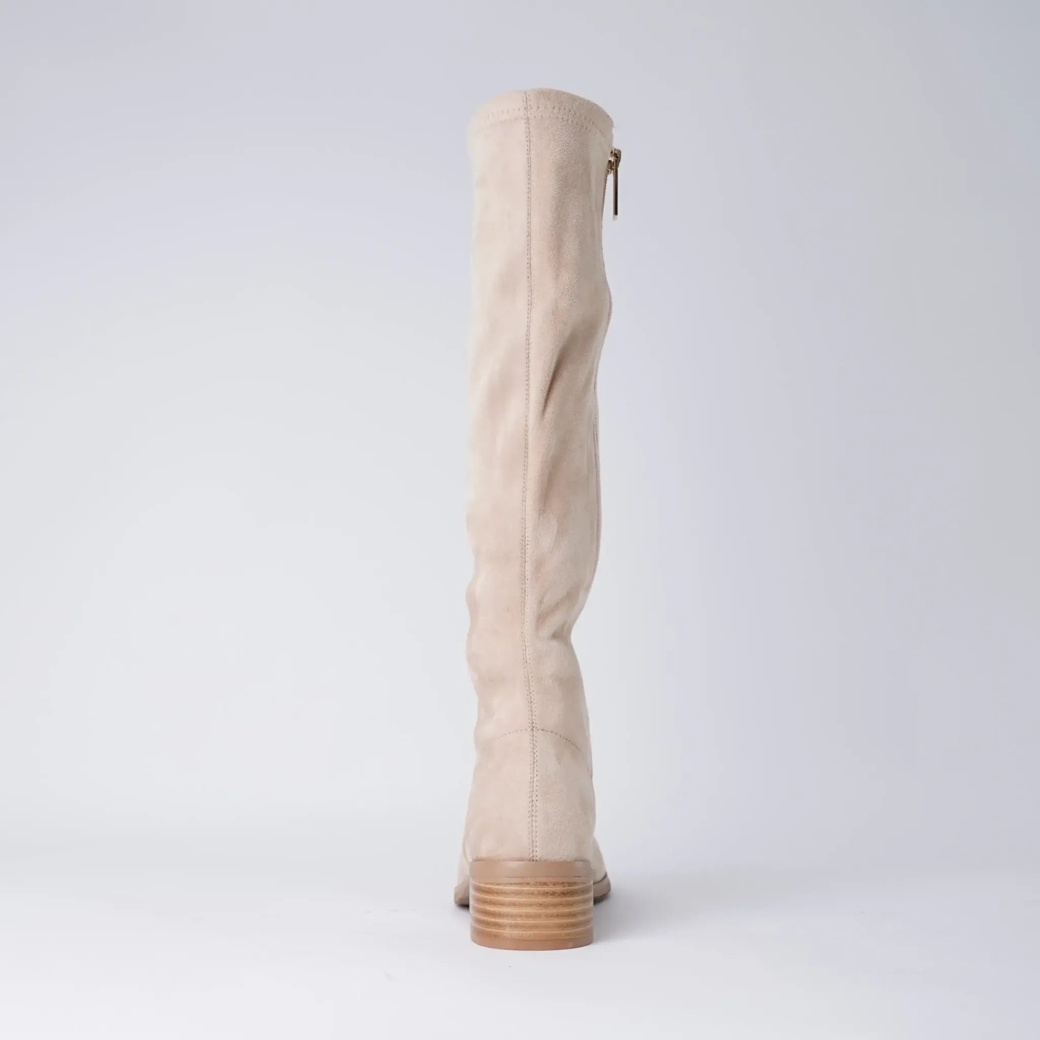 Timothie Latte Knee High Boots by Django & Juliette – Shouz